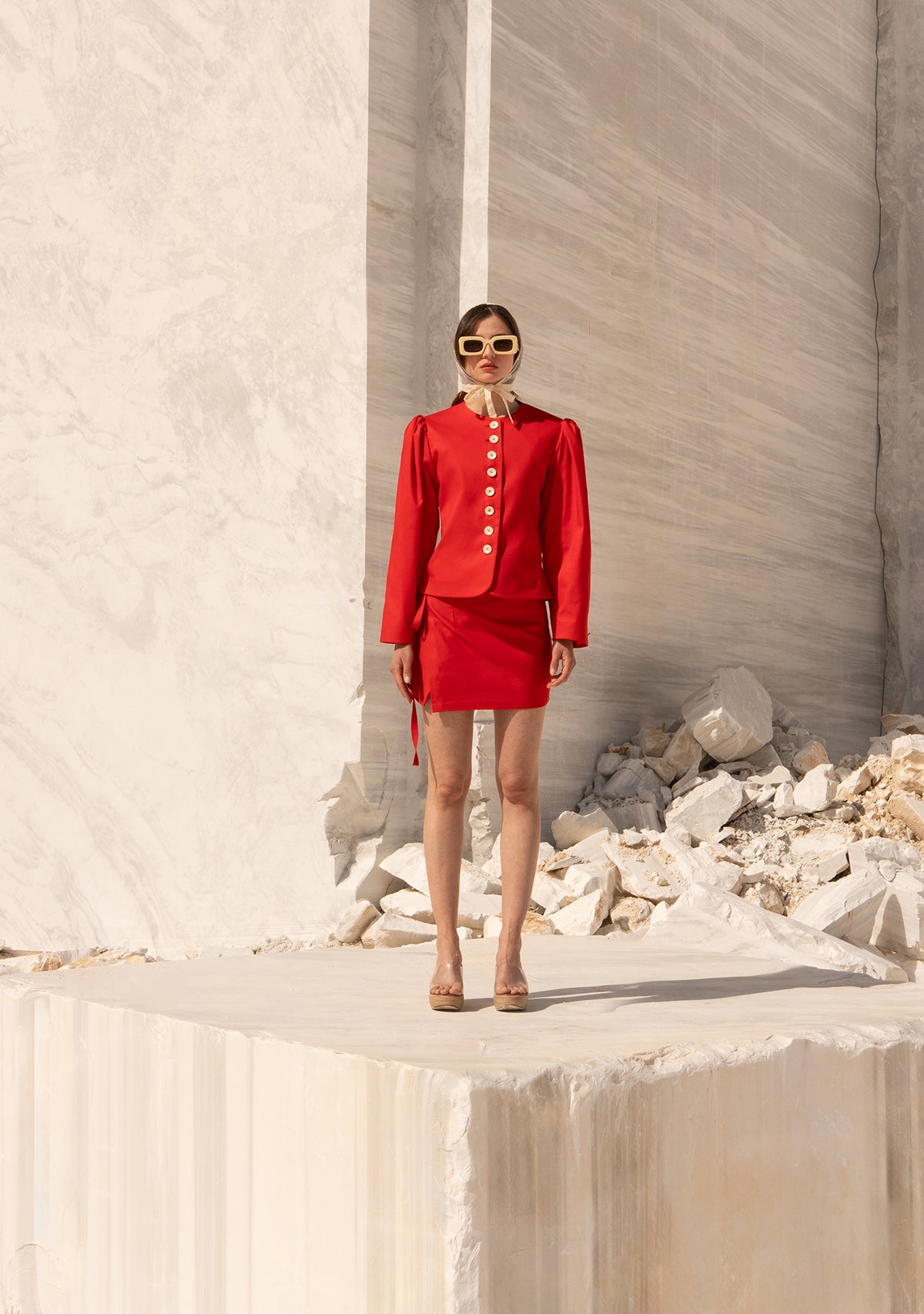 Red The Curtain Call Jacket